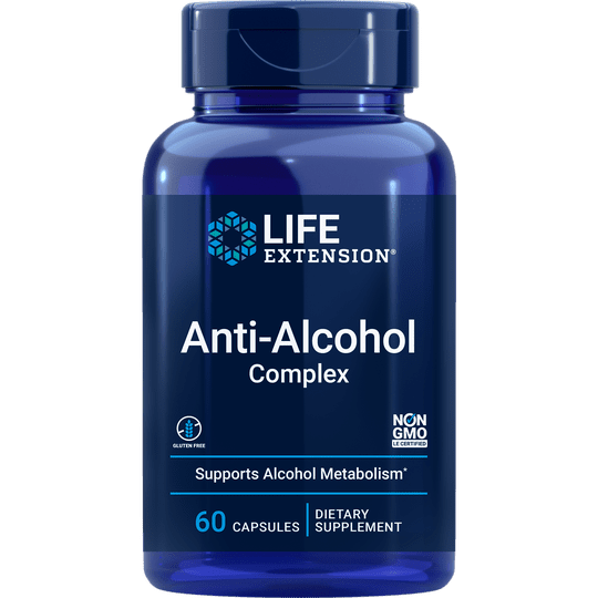 Life Extension Anti-Alcohol Complex (60 Caps)