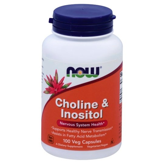 NOW Choline & Inositol 500mg