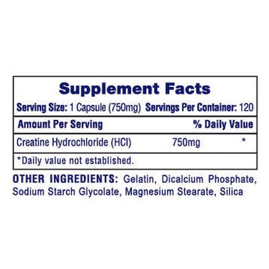 Hi Tech Creatine HCL (120 Caps)