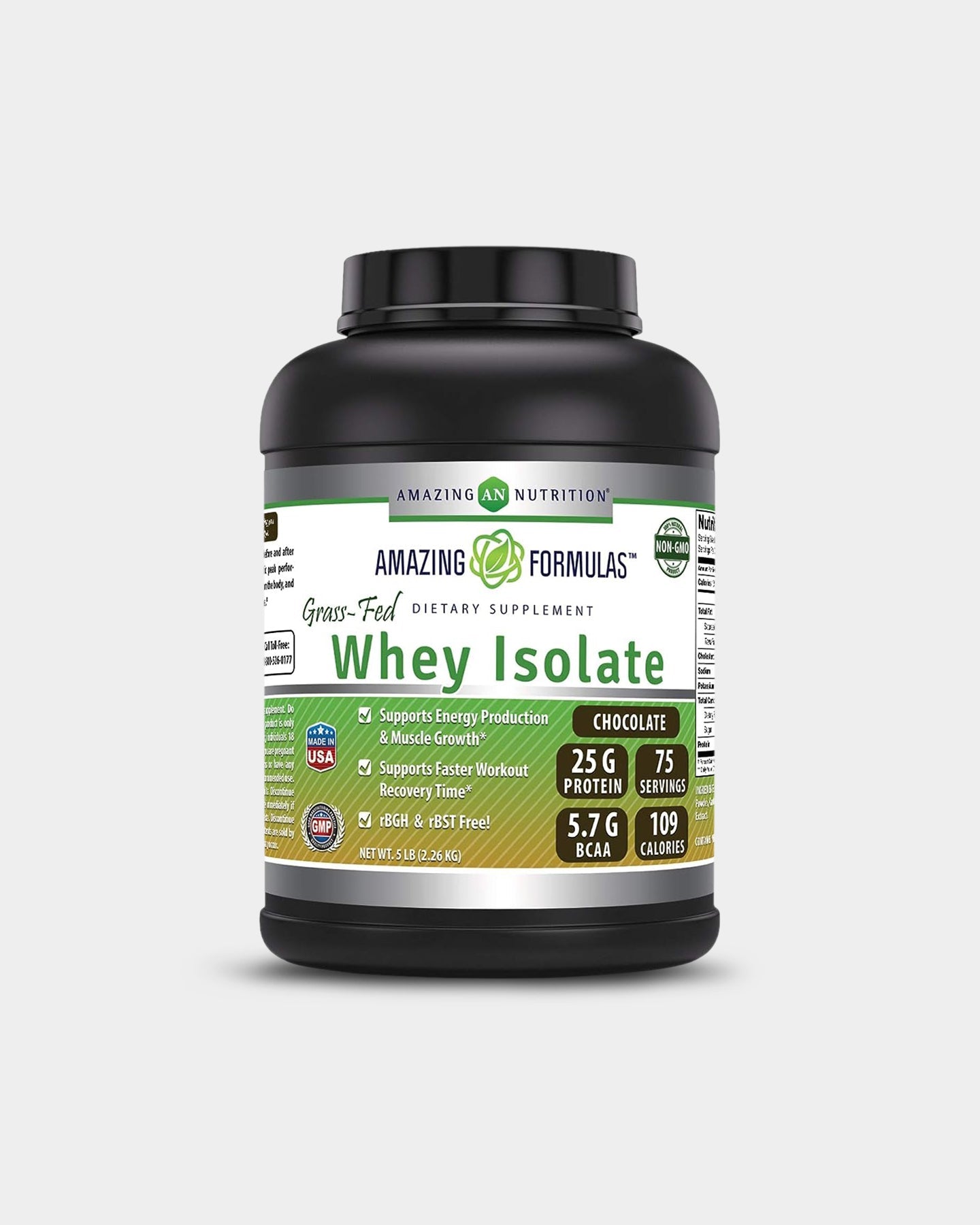 Amazing Nutrition Amazing Formulas Grass-Fed Whey Isolate