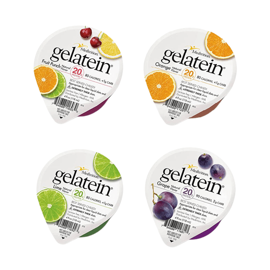 Gelatein® 20g Collagen & Whey Gelatin Cups by Medtrition - Variety Pack